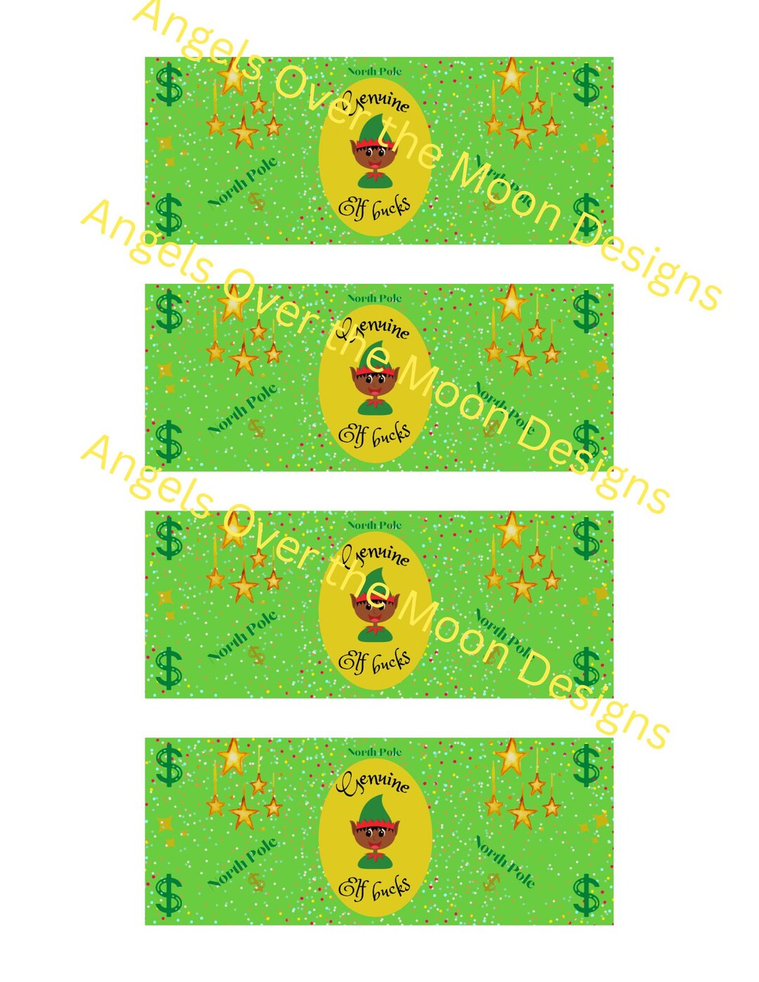 Elf Bucks Boys Printable - Etsy