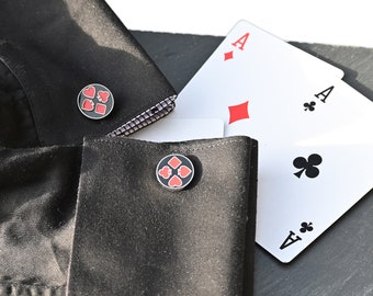 Card Cufflinks | Etsy