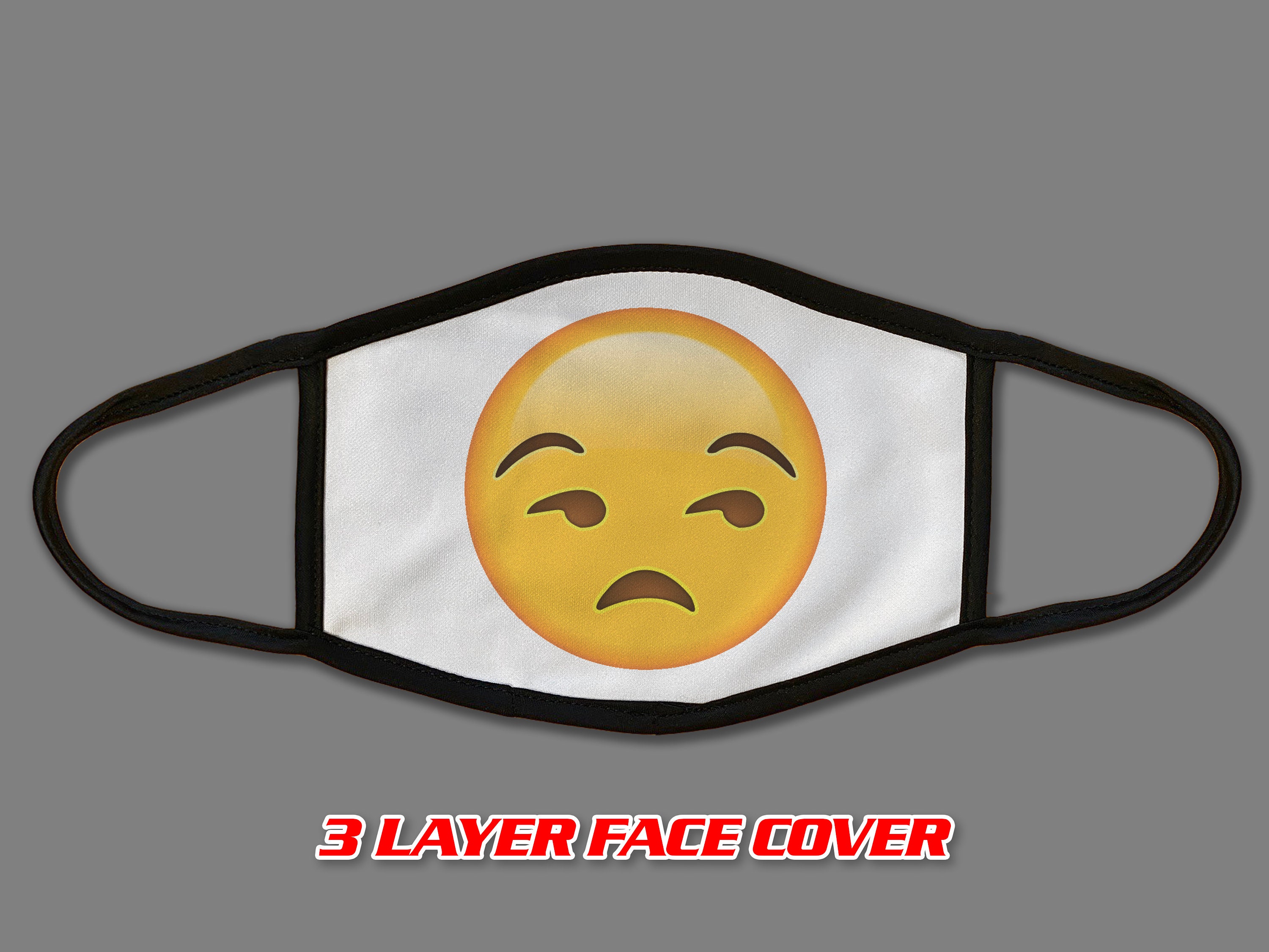 Ehh Emoji Inspired Fashion Face Cover - Etsy