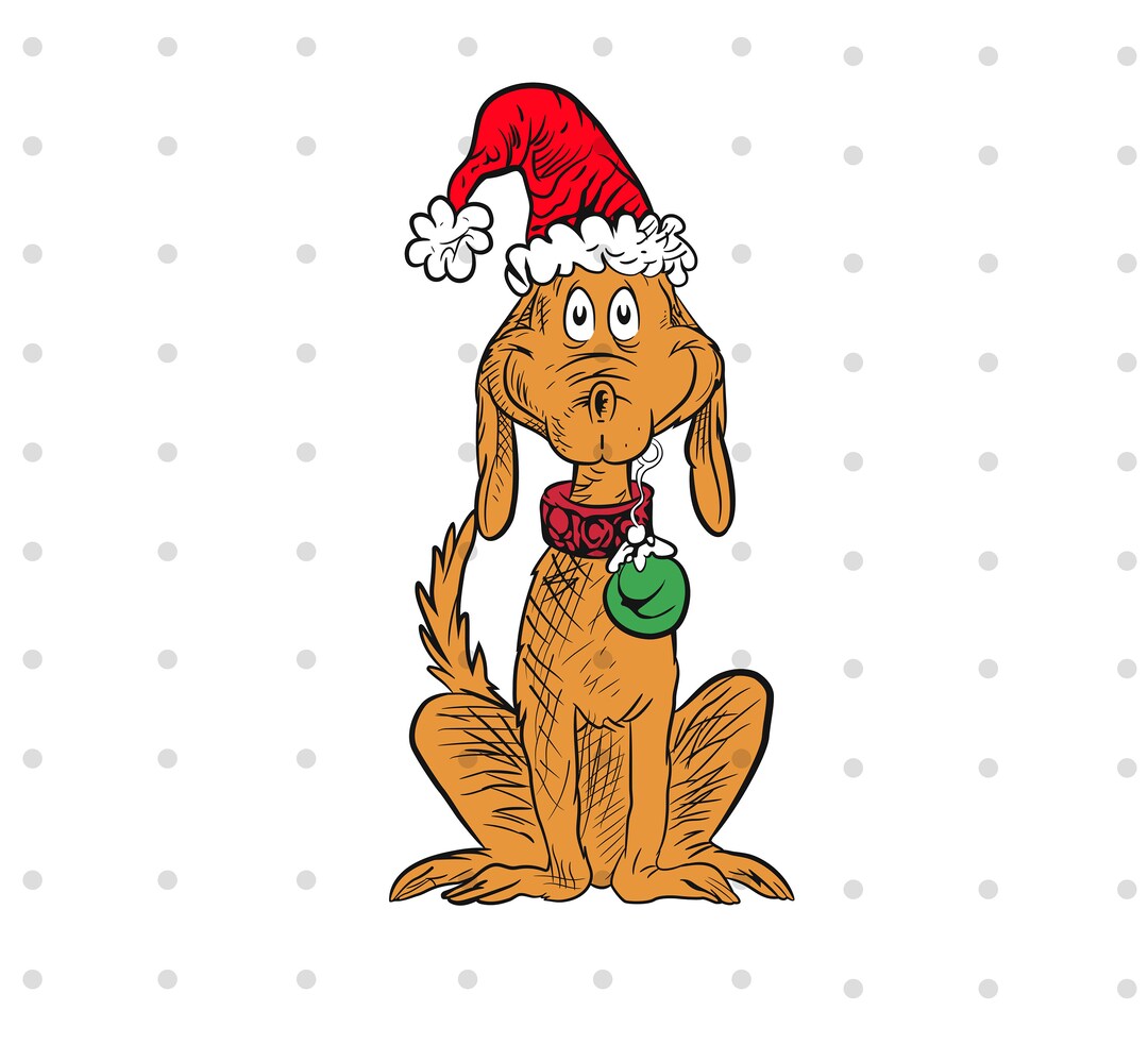 Grinch Dog Max SVG PNG Sublimation Design With Bonus - Etsy Canada