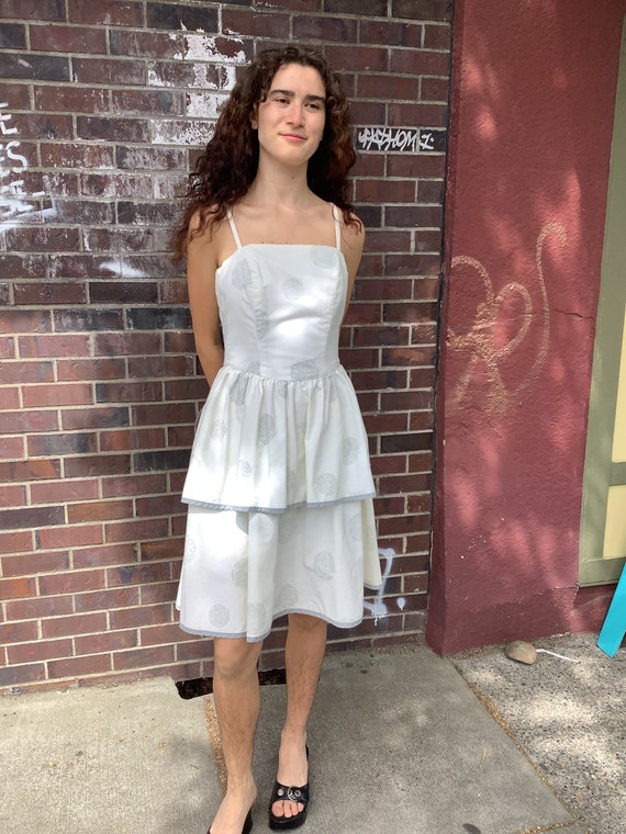 80s vintage tiered sundress handmade - Gem