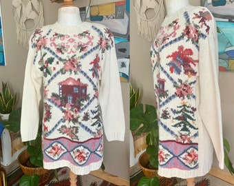 Cottage Core Sweater - Etsy