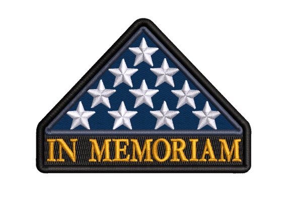 USA Folded Flag in Memoriam Memorial for Fallen Soldiers - Etsy