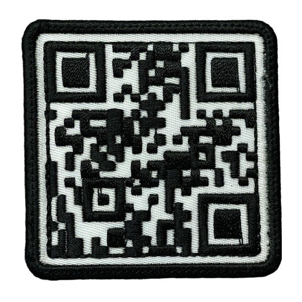 Qr Code Custom Patch - Etsy