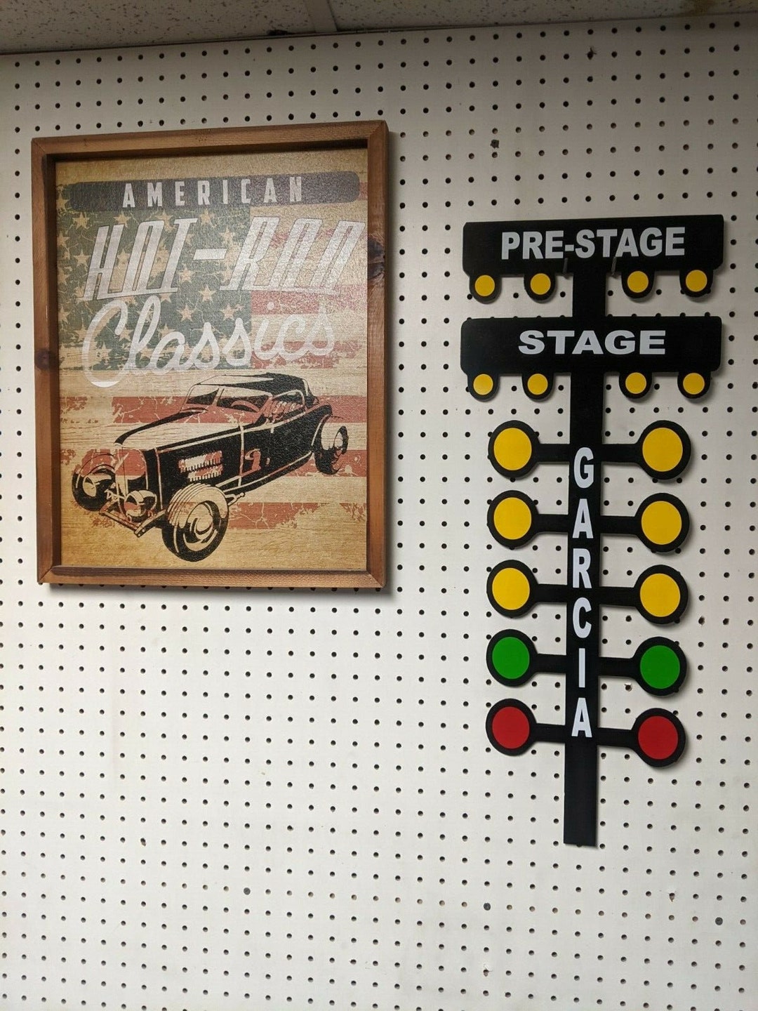 Staging Tree Drag Racing Drag Strip / Metal Art Sign - Etsy