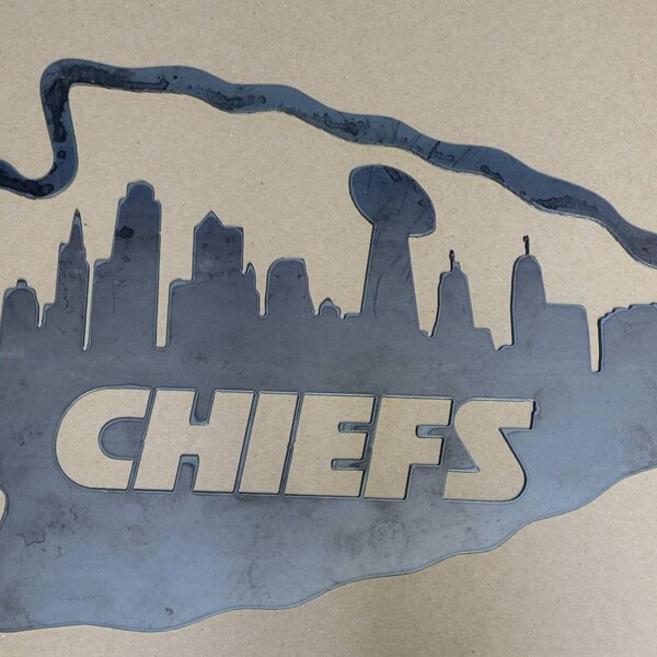 Chiefs Arrowhead Sign - Etsy