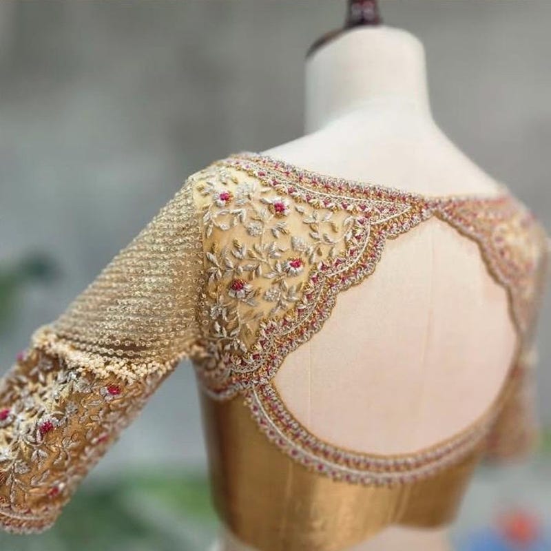 Handwork Zardozi Saree - Etsy