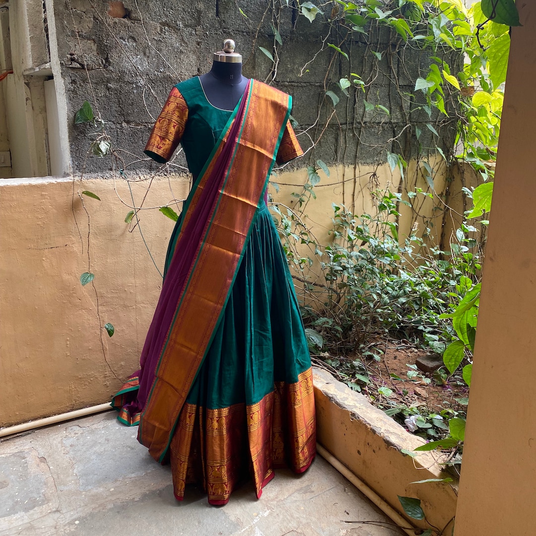 Buy Wedding Lehenga Choli/ Langa Voni With Dupatta /teen Lehenga ...