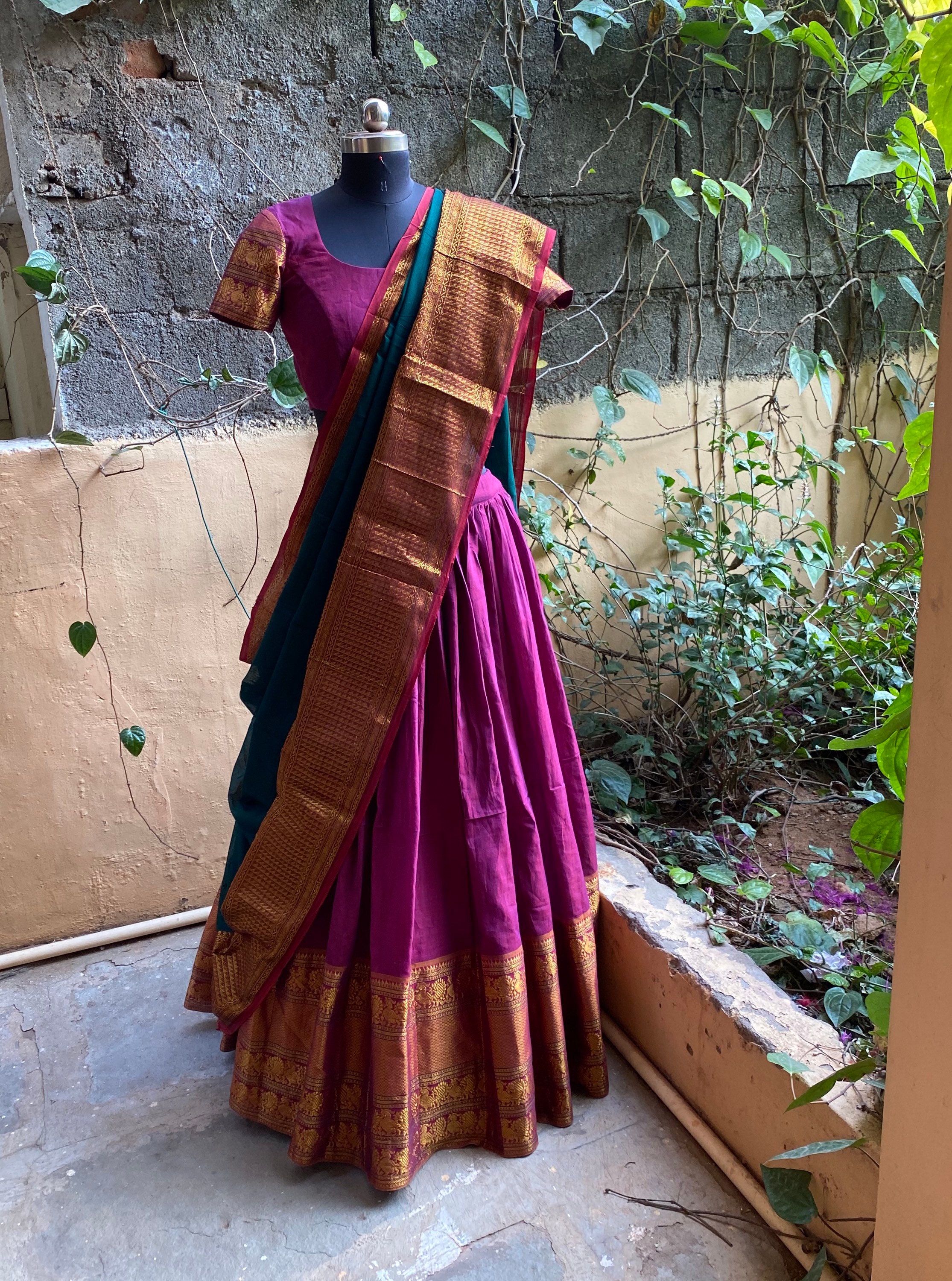 Wedding Lehenga Choli/ Langa Voni With Dupatta /teen Lehenga/ - Etsy