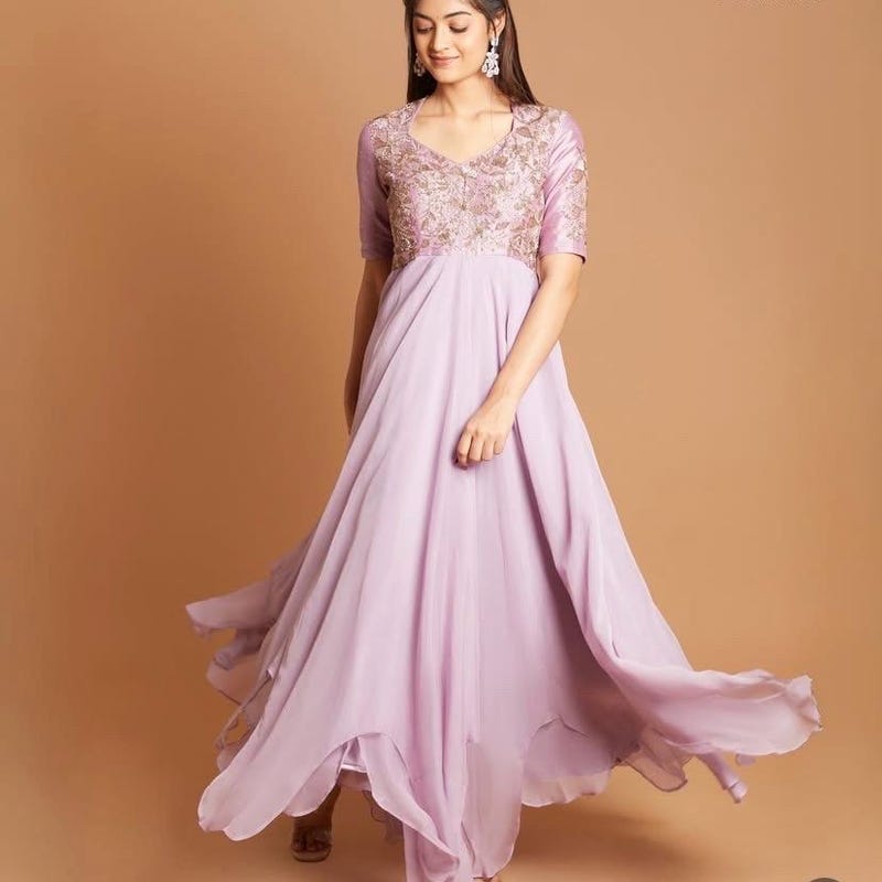 Anarkali Flare Suits - Etsy