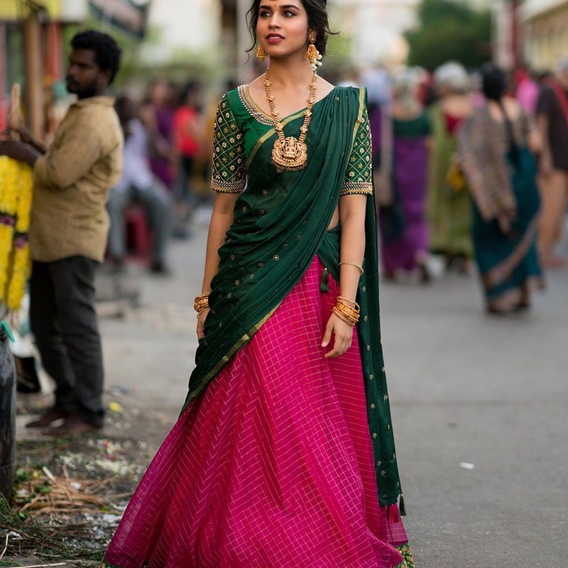 Buy Traditional Langa Voni Online In India - Etsy India