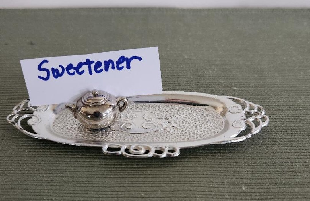 Tiny Menu Info on Tray - Etsy