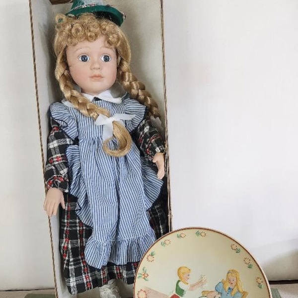 Heidi Porcelain Doll - Etsy