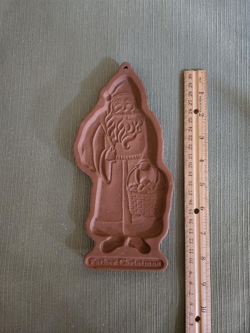 Santa Ceramic Cookie Molds - Etsy