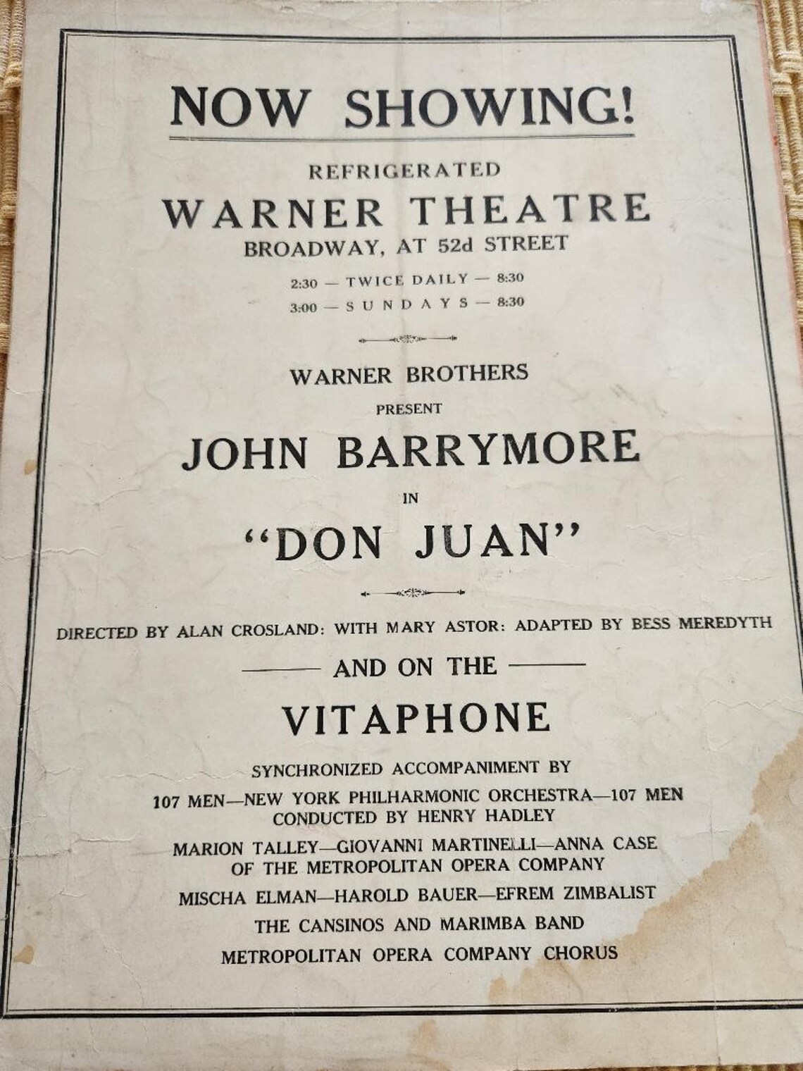 1926 Don Juan Sheet Music - Etsy