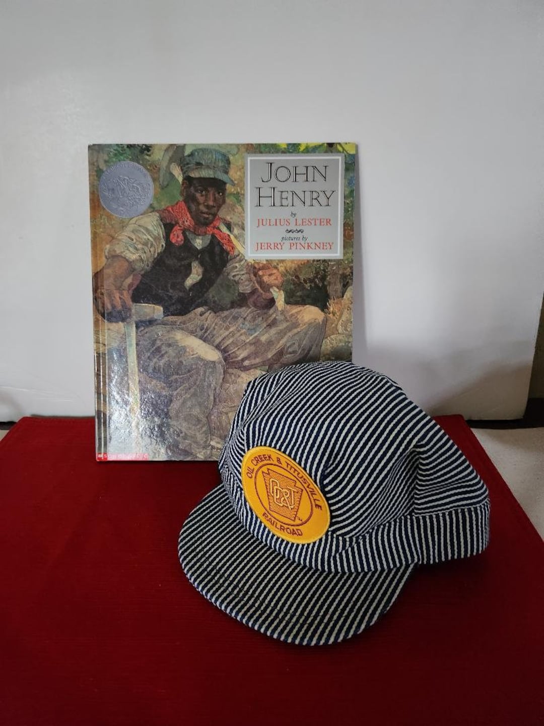 Classic John Henry Story With Real Railroad Cap - Etsy