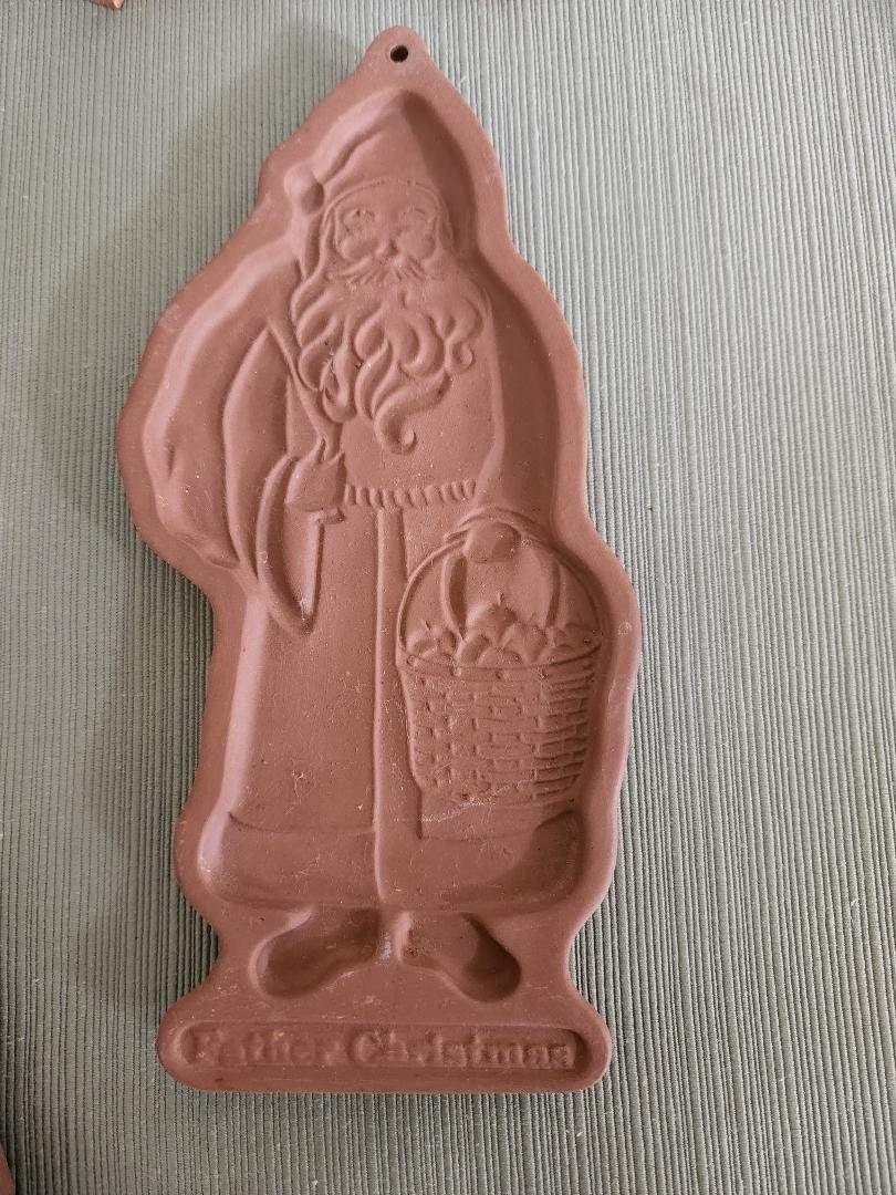 Santa Ceramic Cookie Molds - Etsy