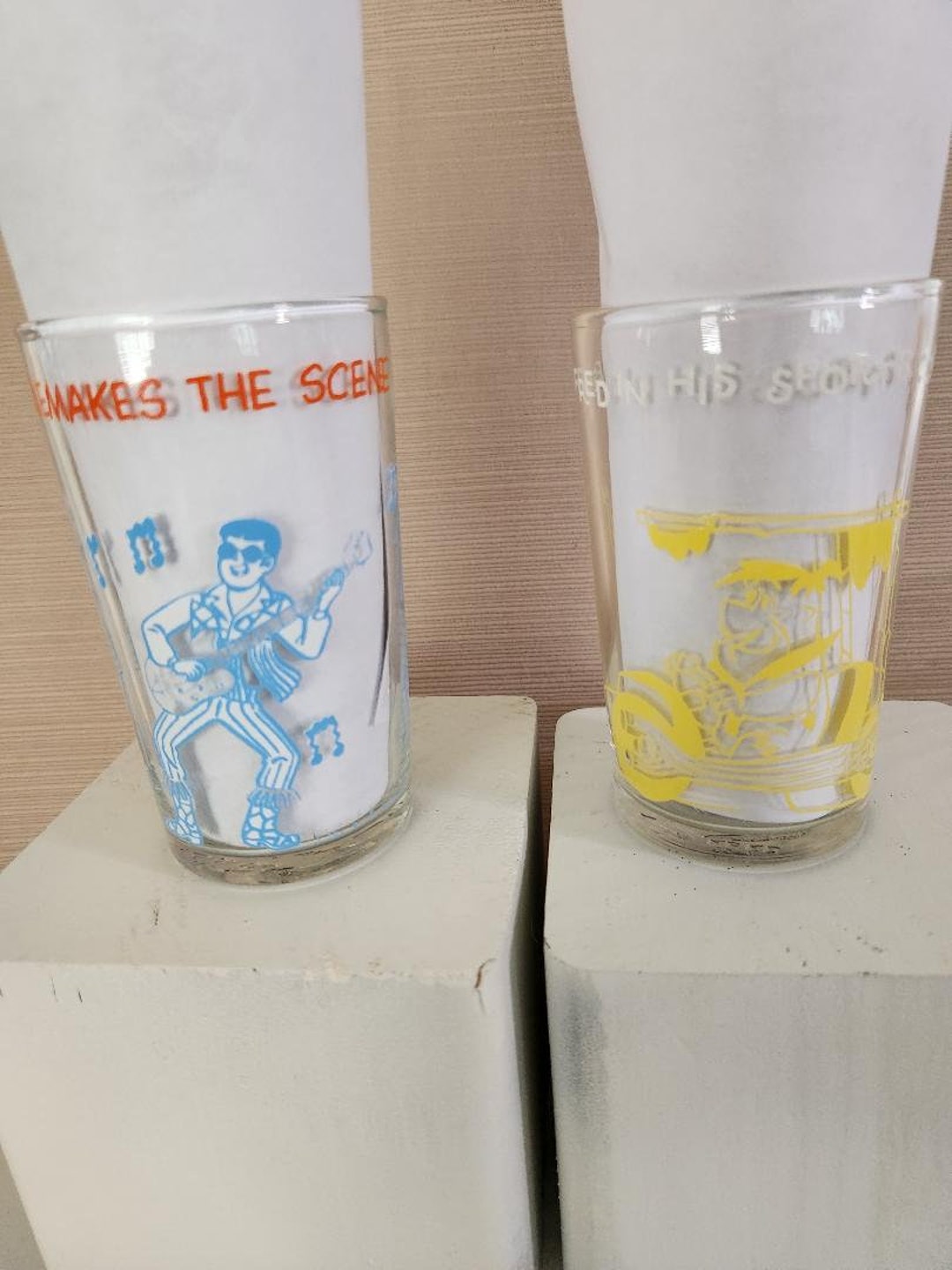 Swift Jelly Archie Comics and Flintstone Glasses - Etsy