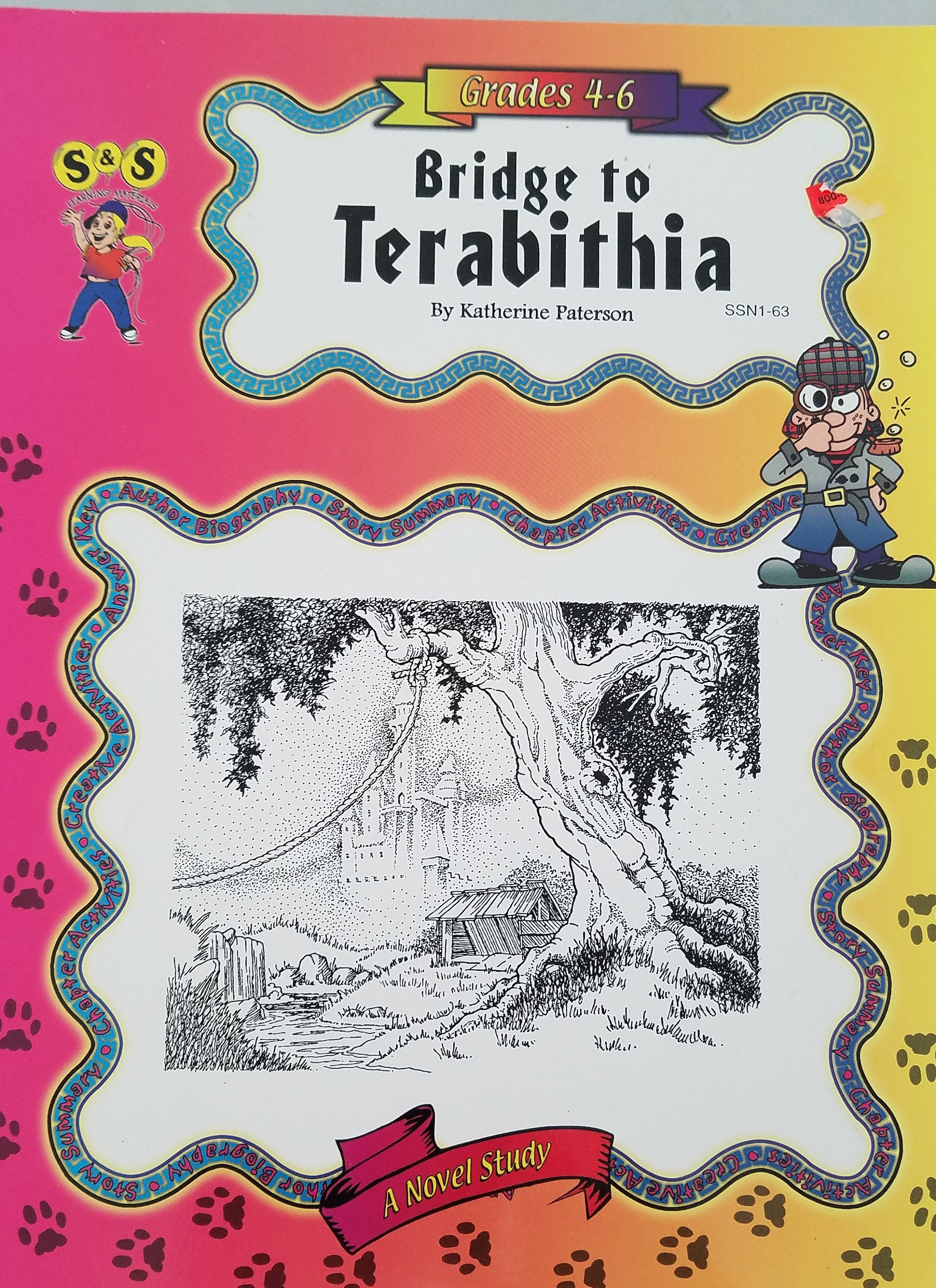 Children's Book Activity Book Bridge to Terabithia - Etsy