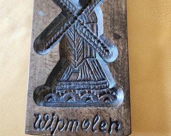 Wooden Windmill Cookie Mold - Etsy