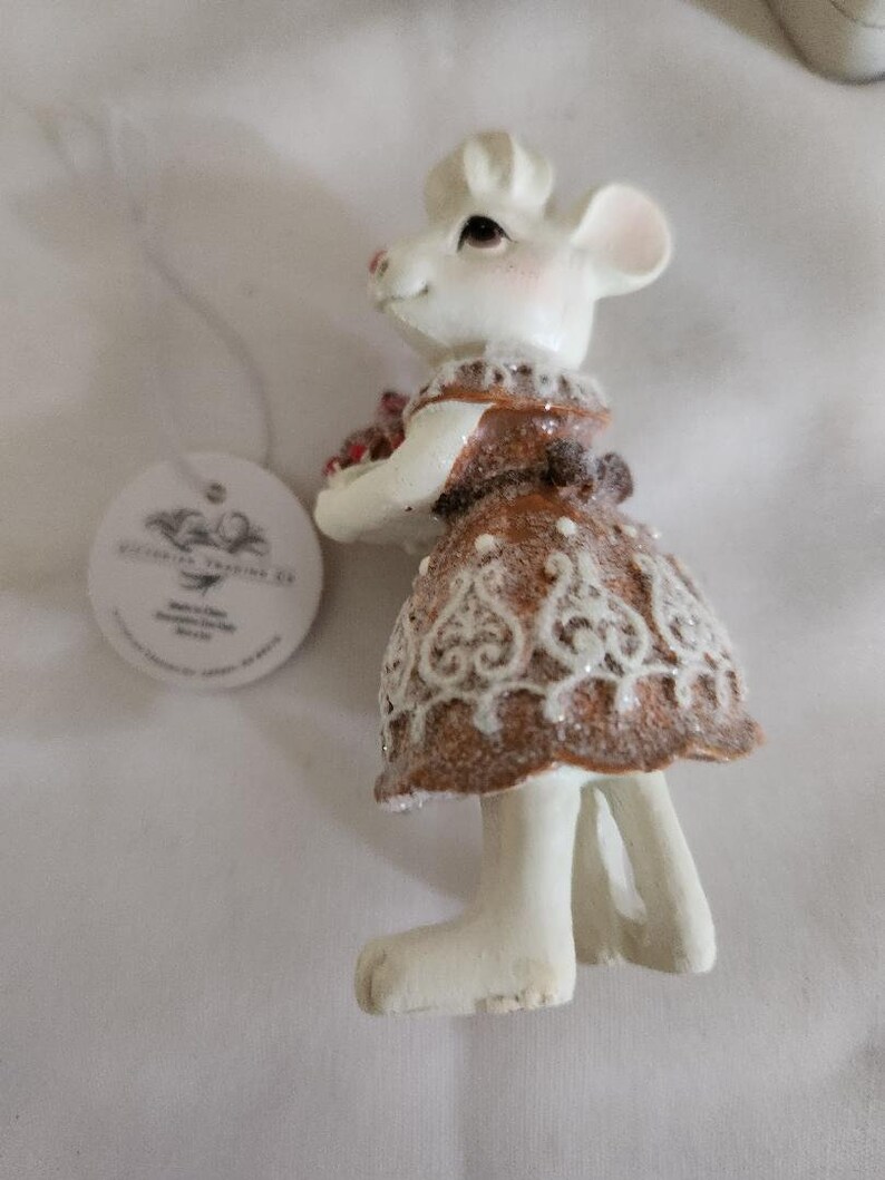 Vintage Gingerbread Mice Ornaments - Etsy