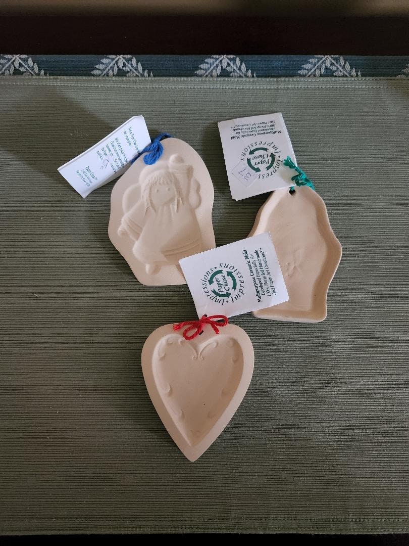 Ceramic Cookie and Paper Casting Molds - Etsy