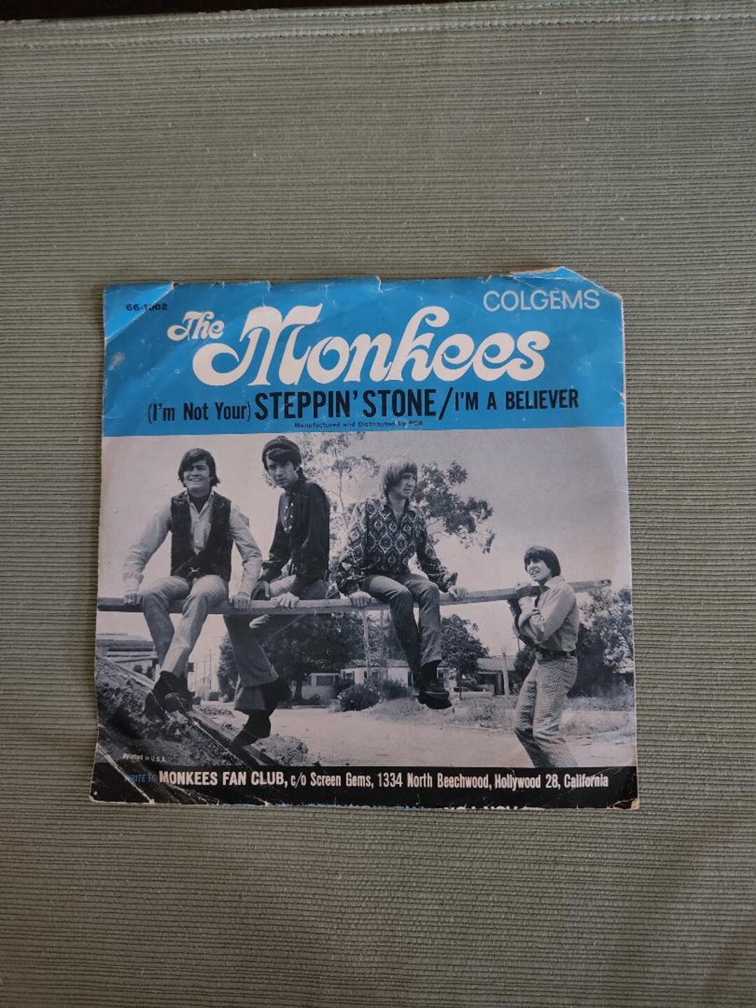 1966 Monkees 45 Record - Etsy