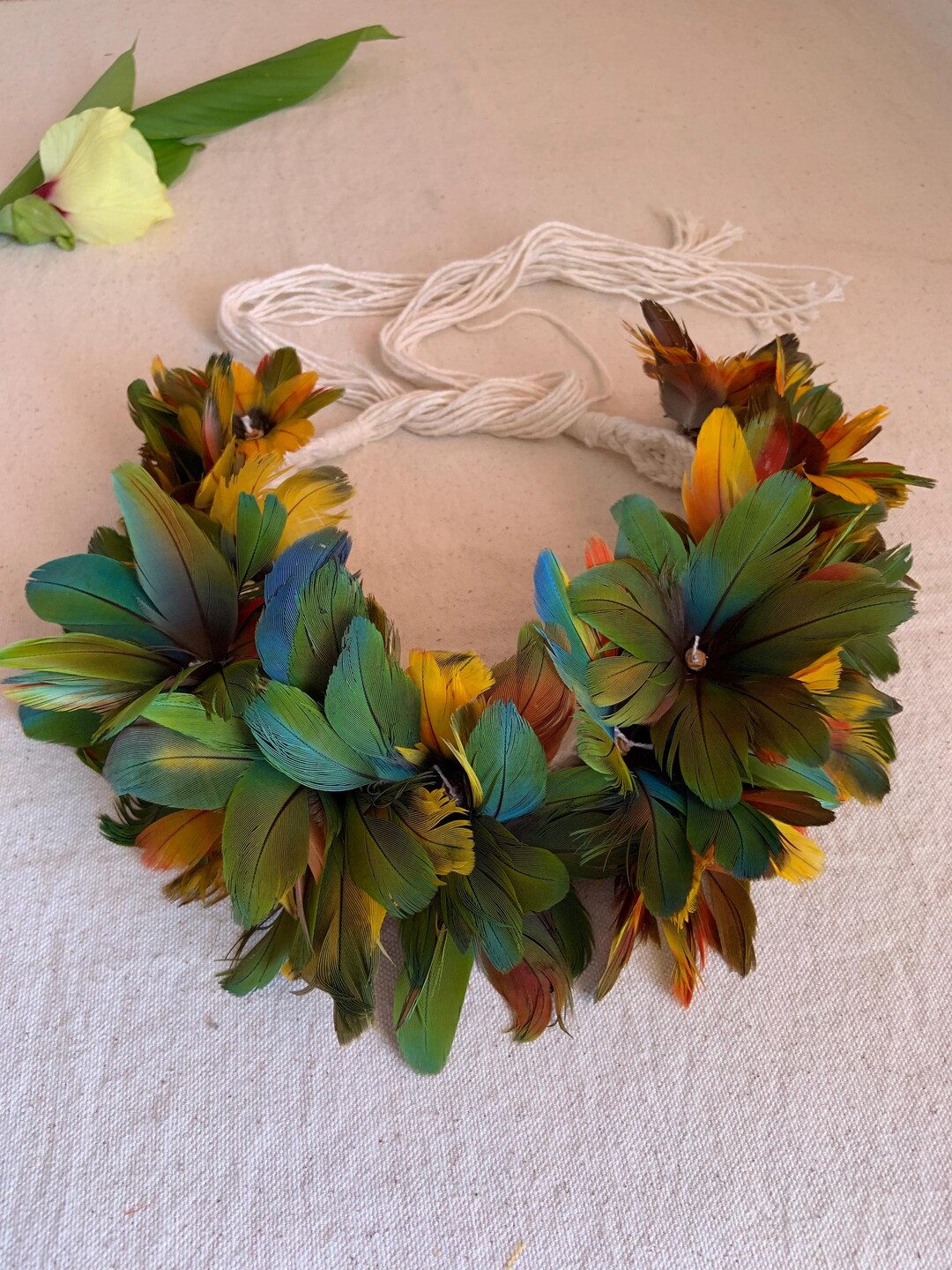 Natural Handcrafted Molted Parrots Macaws Feathers Indigenous Handmade ...