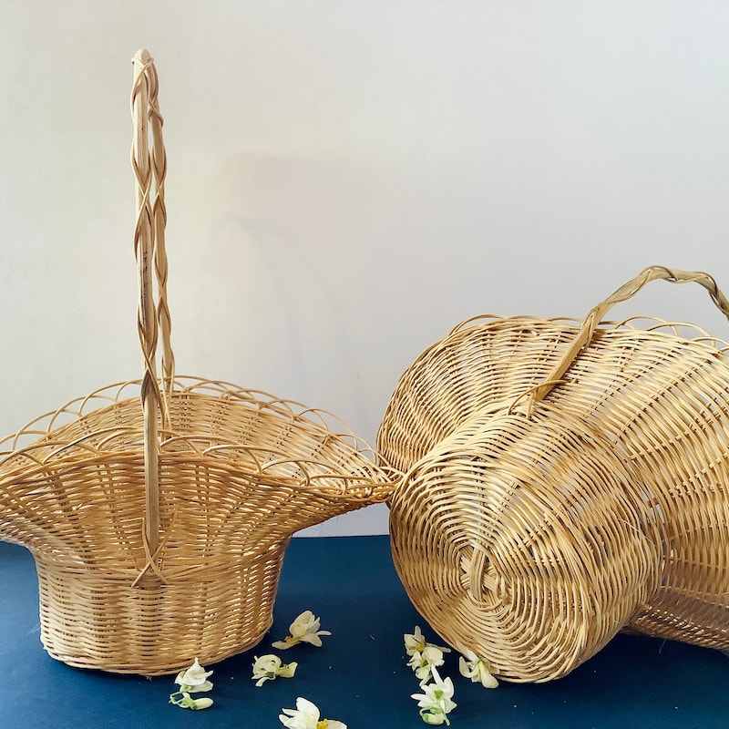 Wicker Flower - Etsy