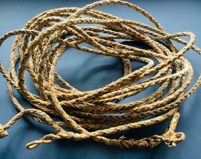 44ft. 4ins, or 532 Ins. Braided Ranch Rawhide Rope Rodeo Cowboy Gaucho ...