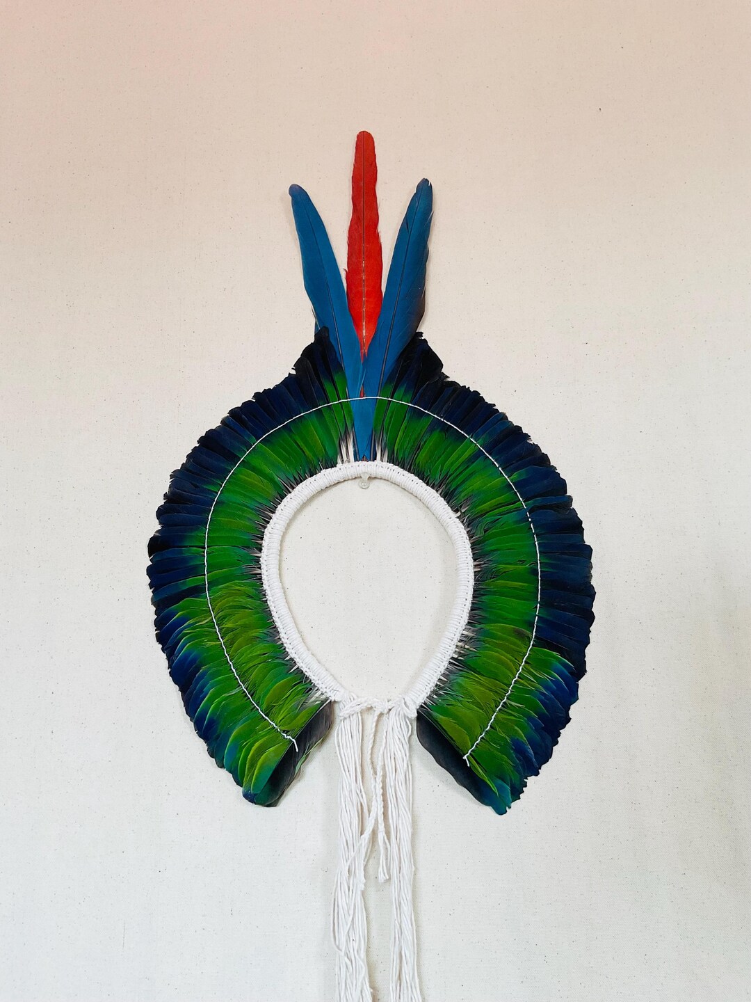 Authentic Indigenous Feather Headdress Native Feather Headwear ...