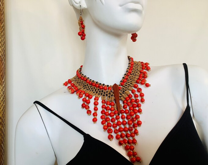 Organic Açaí Palm Seed Indigenous Artisan Jewelry Necklaces Açaí ...