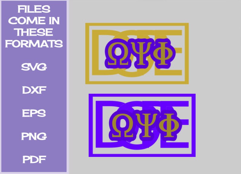 Omega Psi Phi Fraternity Cut File Svg Omega Psi Phi Dope Etsy