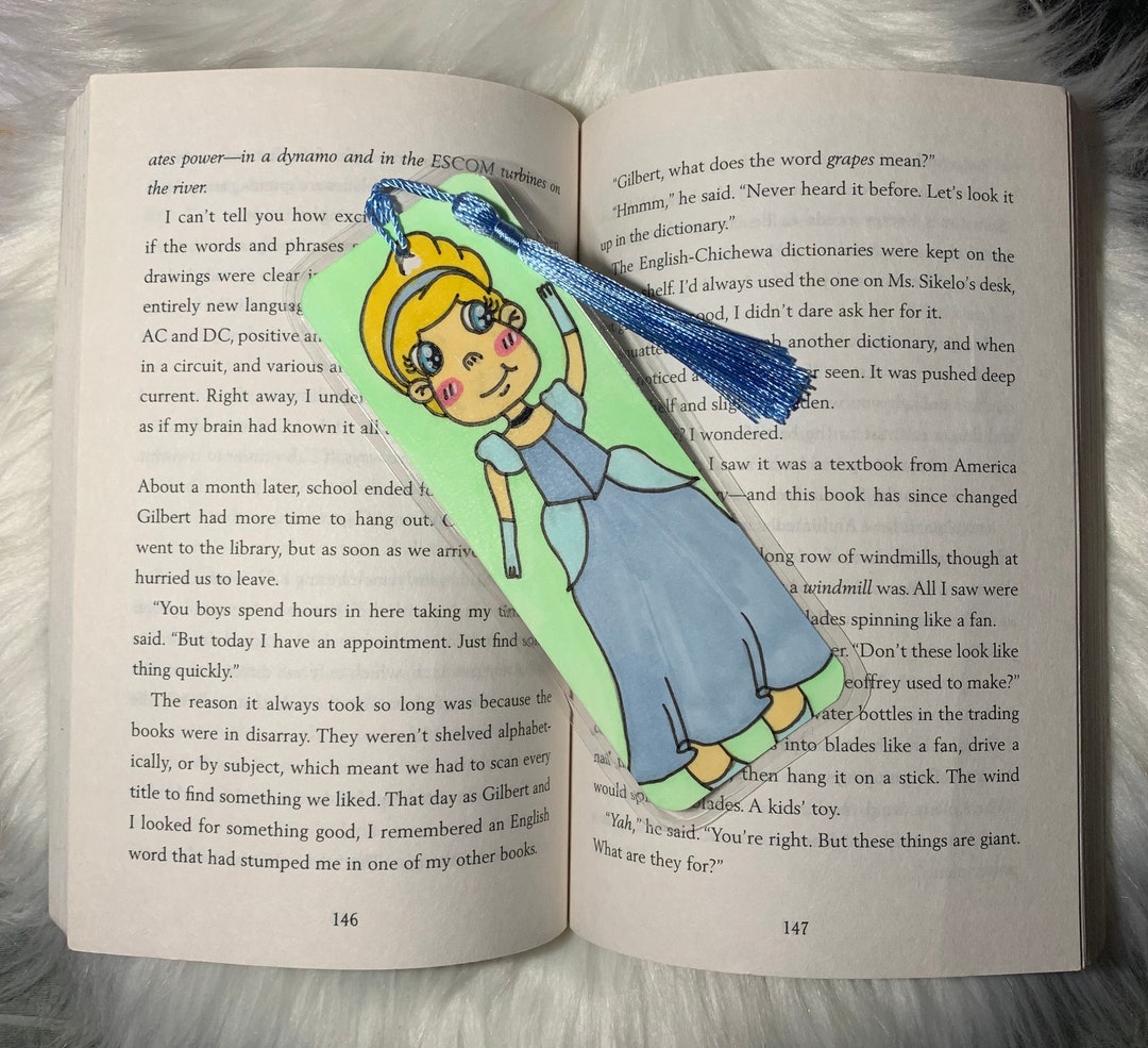 Disney Princess Cinderella Bookmark cinderella - Etsy