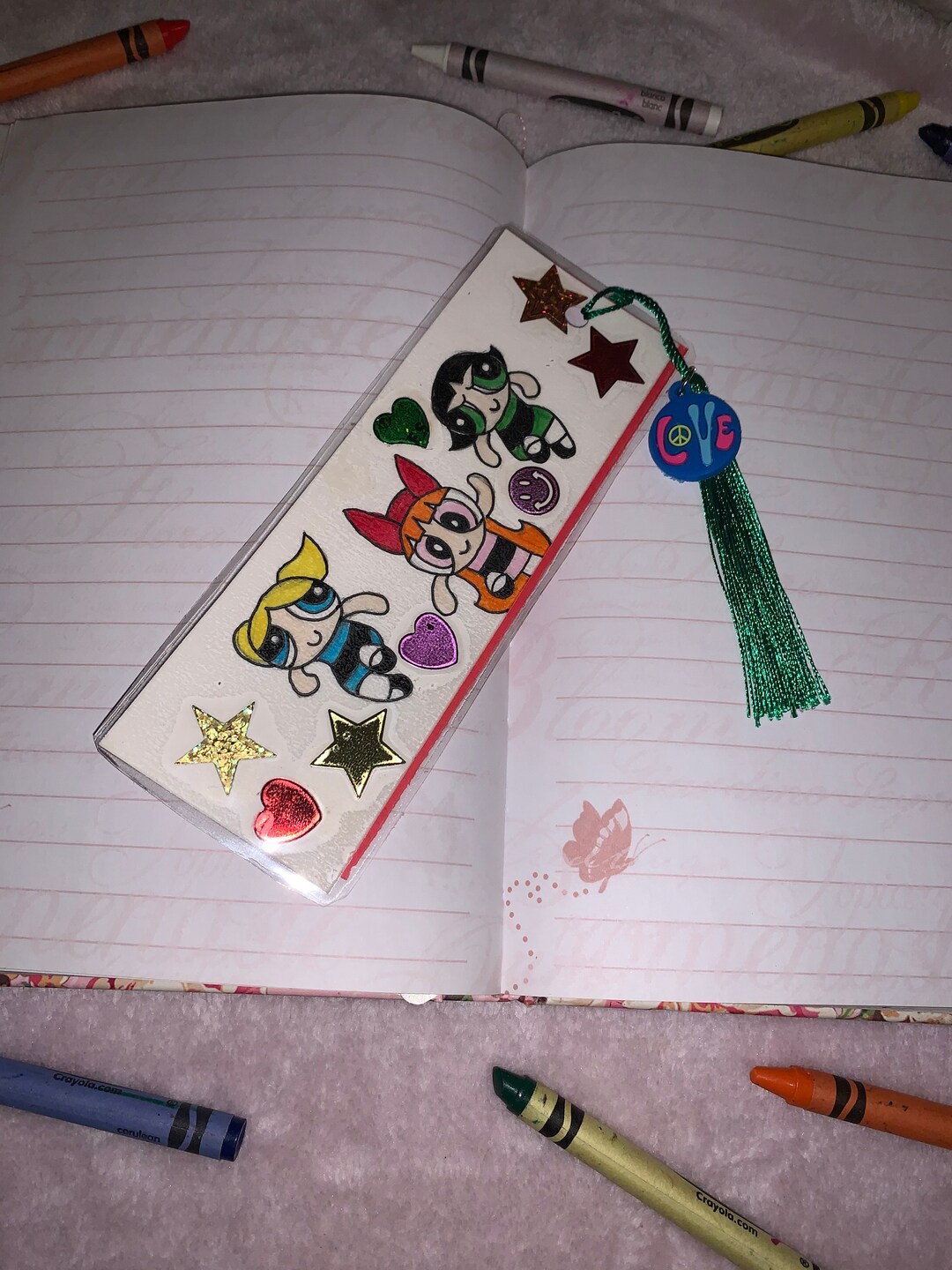 Handmade Laminated Powerpuff Girls Bookmark - Etsy