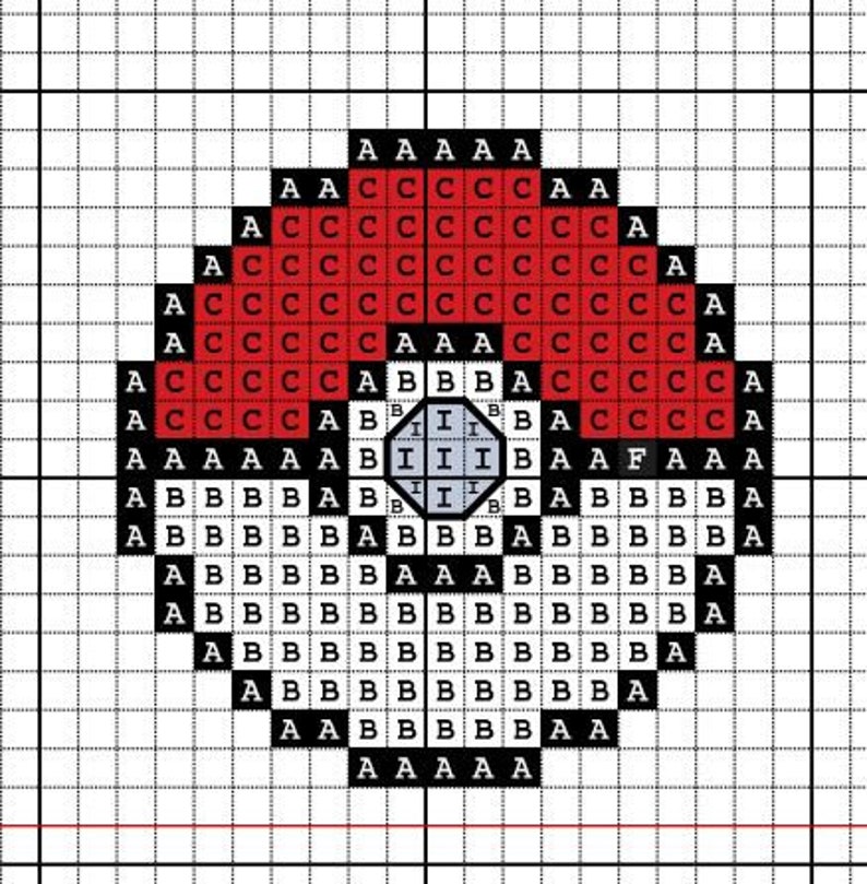 Choose Your Pokeball PDF Digital Download Cross Stitch Pattern - Etsy