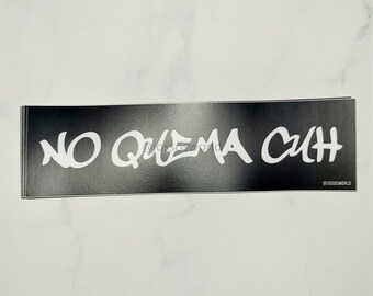 No Quema Sticker - Etsy