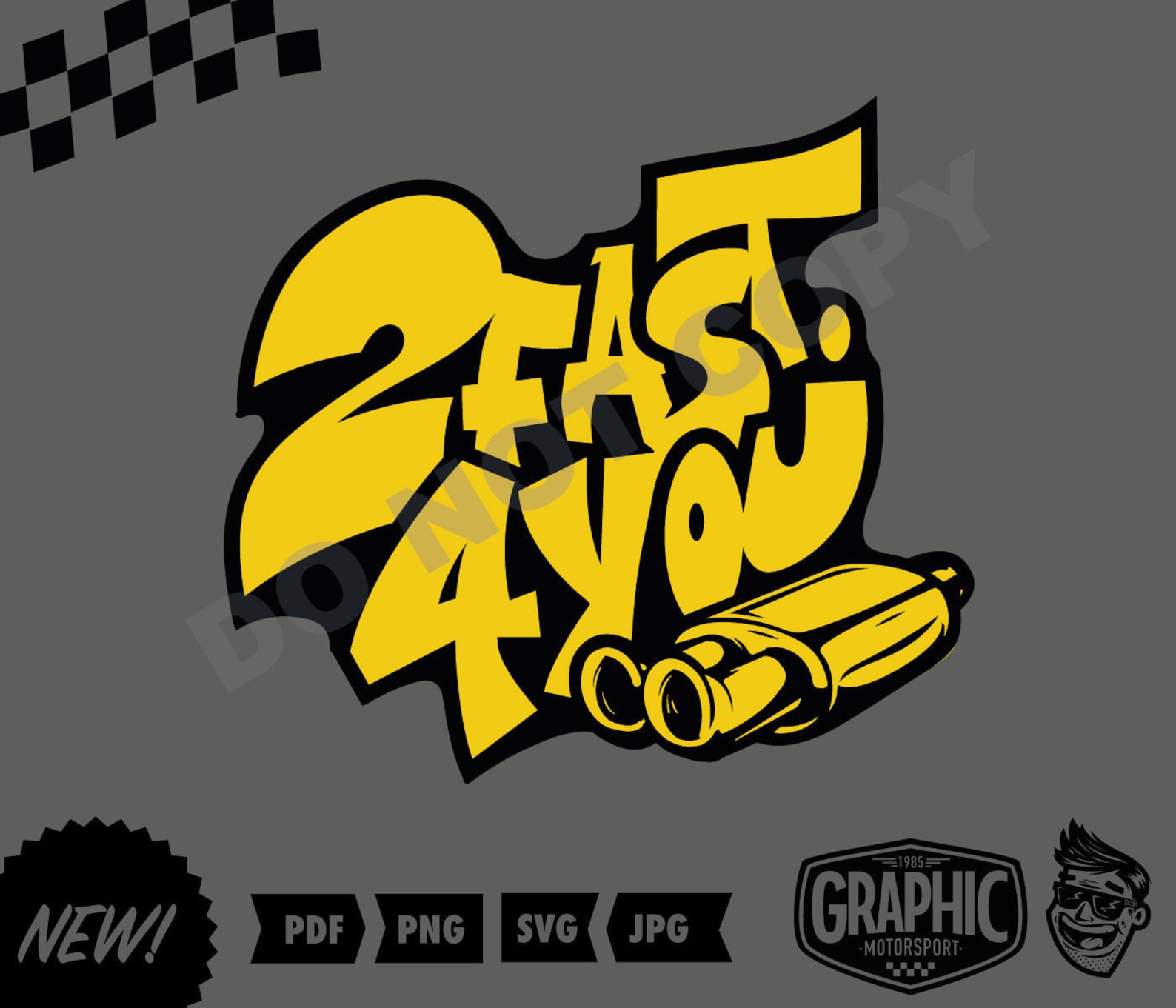 2fast4you Graphic Digital Sticker Vector Download Svg Image Car Auto ...