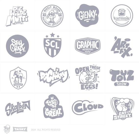 Sticker Design Logo