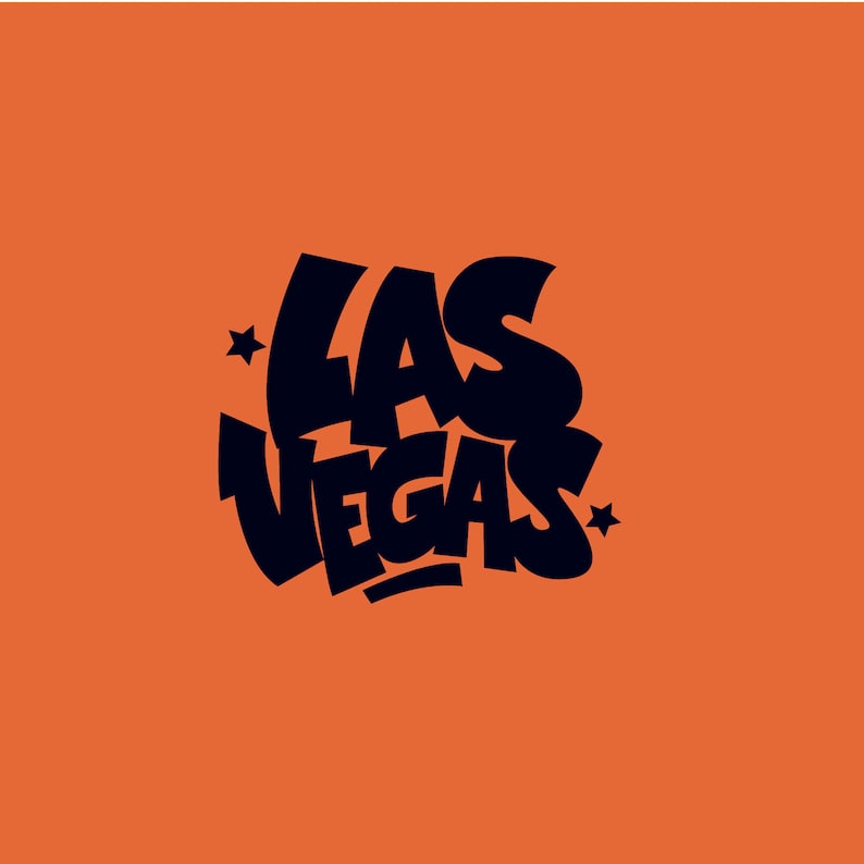 Las Vegas Logo Graffiti Vector Svg Download Street Art Pdf File - Etsy