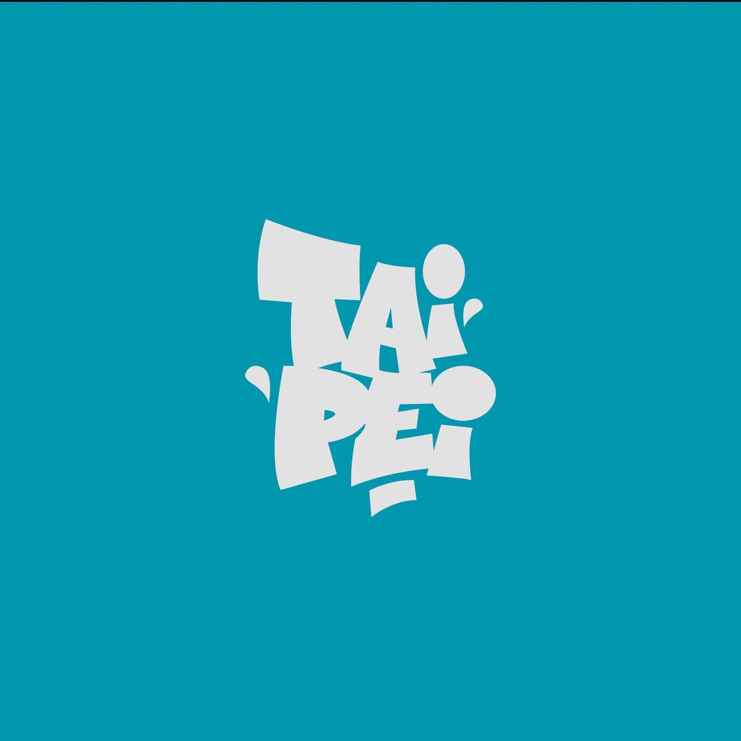 Taipei Logo City Graffiti Style Sticker Digital File Download - Etsy
