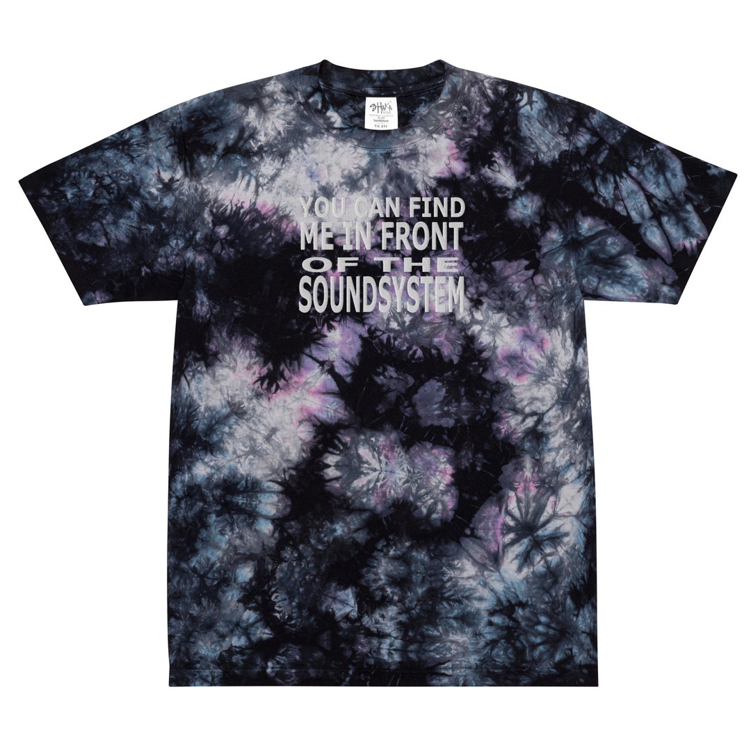 Soundsystem Oversized Tie-dye T-shirt - Etsy