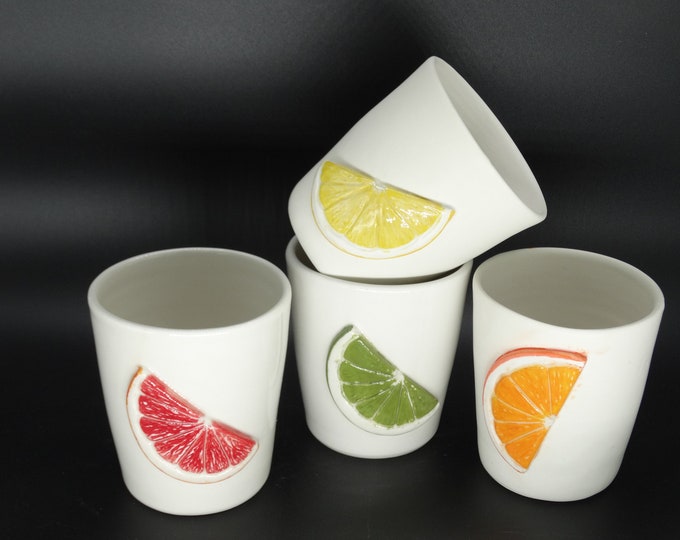 Citrus Burst Collection Citrus Splash Cups - Etsy