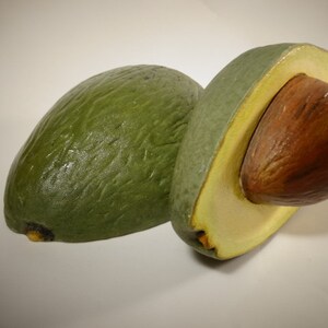 Ceramic Avocado( 2 Half Pieces) Natural Size Woman Gift Kitchen Decor ...