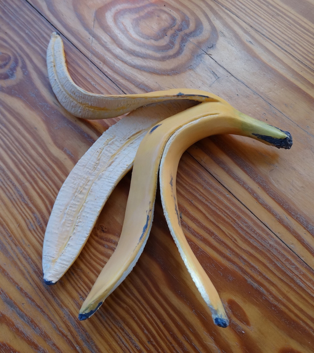 Ceramic Banana Peel 1pcs Natural Size, Realistic Fake Fruit, Home Decor ...