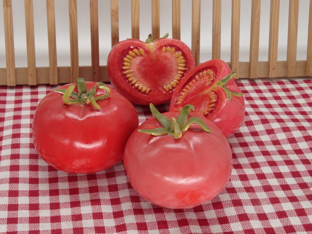 Tomato Ceramic Realistic One Piece- Handmade Glossy Red Tomato ...