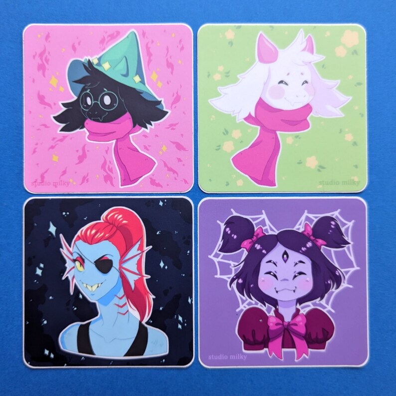 Undertale/deltarune 3 Vinyl Sticker - Etsy