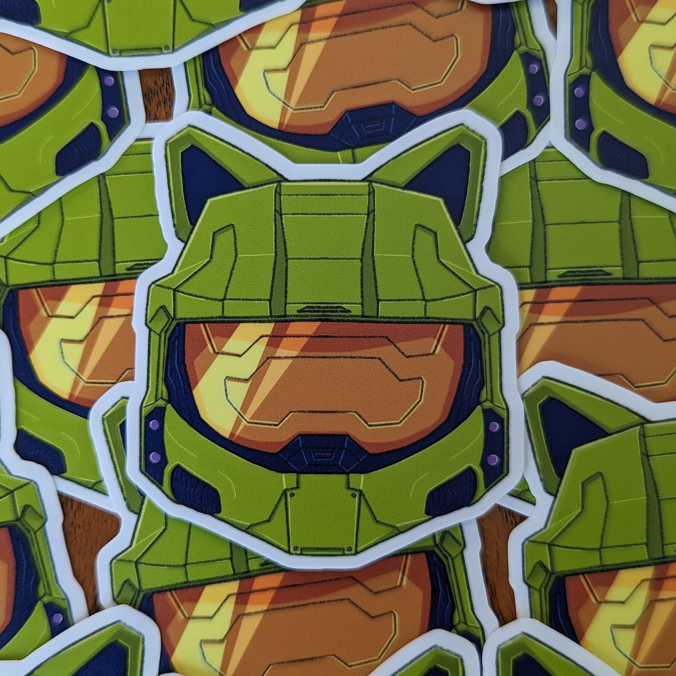 Halo Master Chief Helmet 2.5 Vinyl Sticker - Etsy