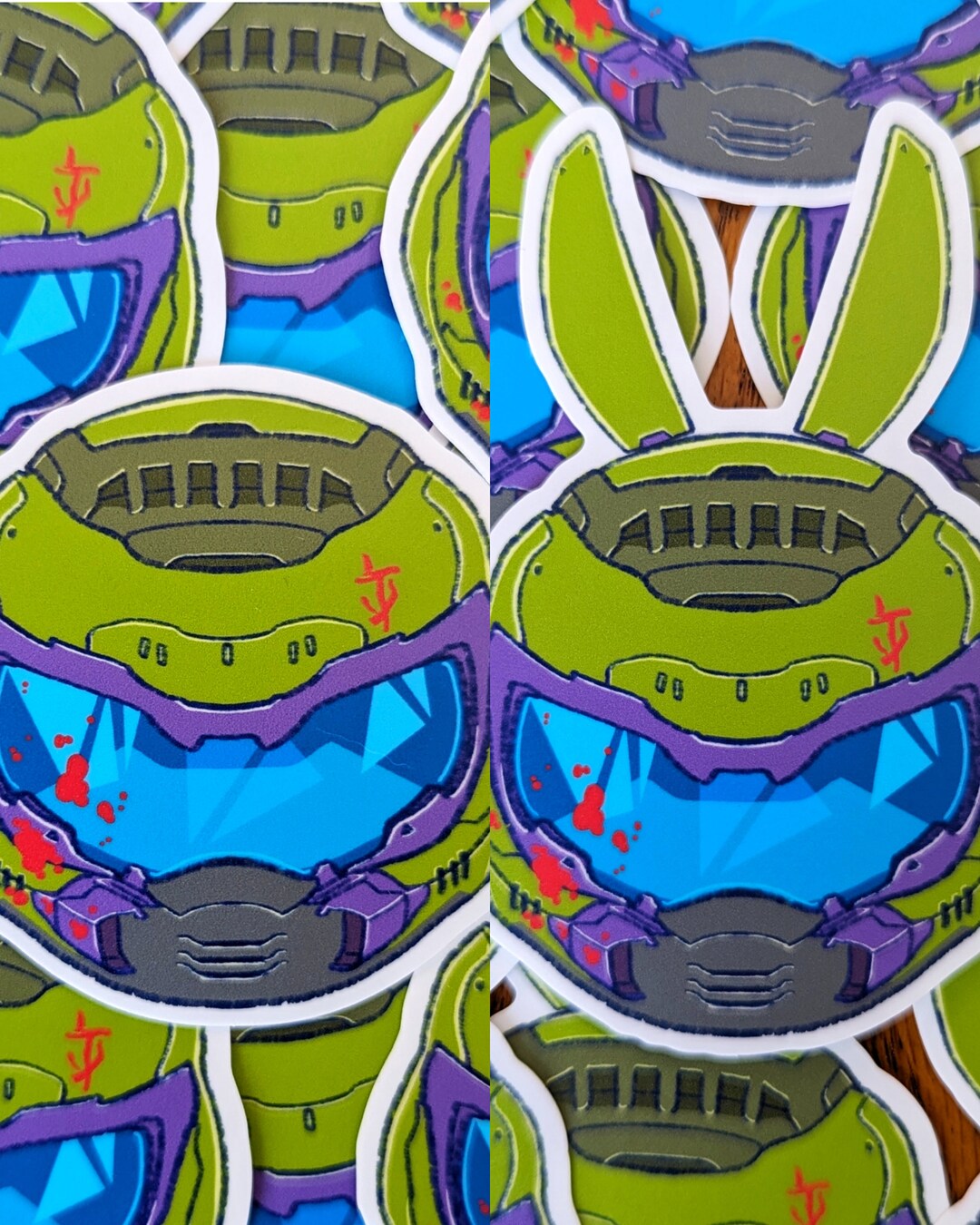 Doomslayer Helmet 2.5 Vinyl Sticker - Etsy