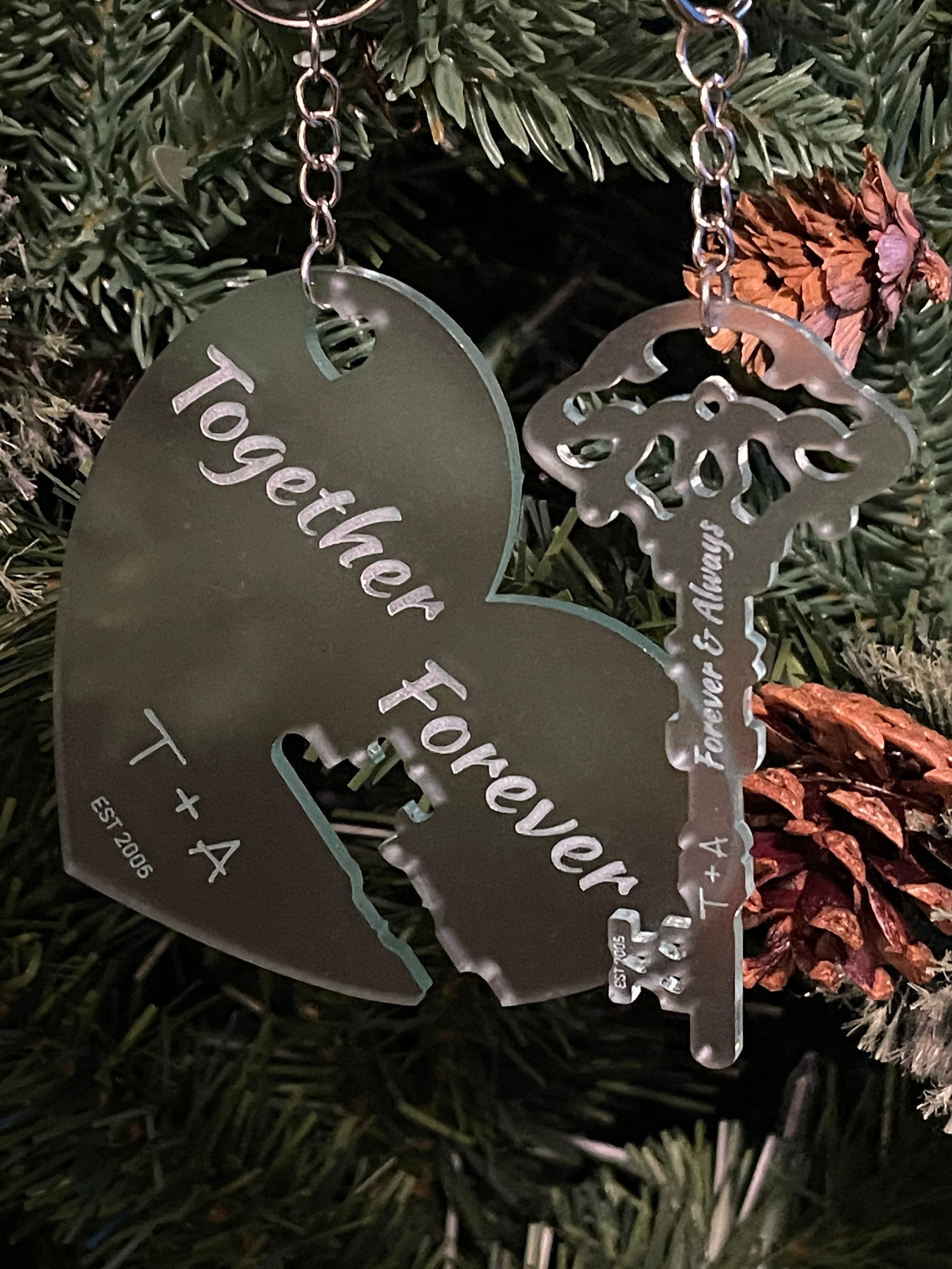 Together Keychains Digital Download Valentines 2 Keychains - Etsy